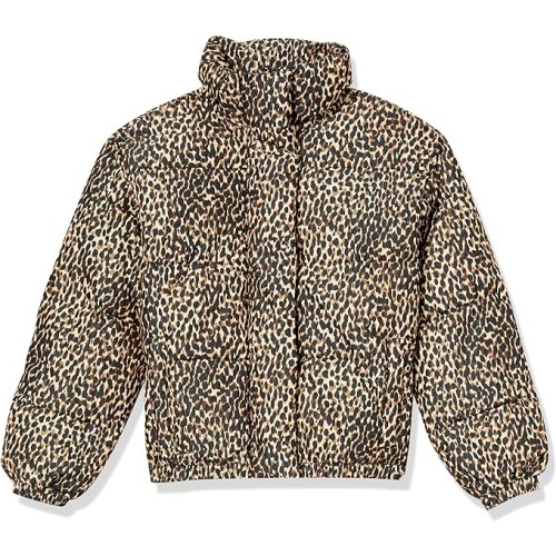 Amazon Essentials Cheetah Puffer Coat - Female 5x