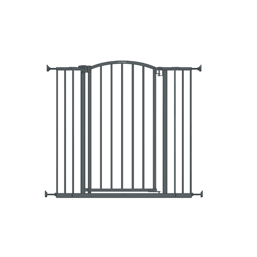Summer Extra Tall Decor Safety Baby Gate, Gray – 36” Tall, Fits ...