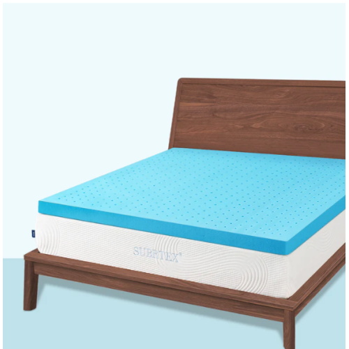 Organic Gel-Infused Foam Mattress Topper