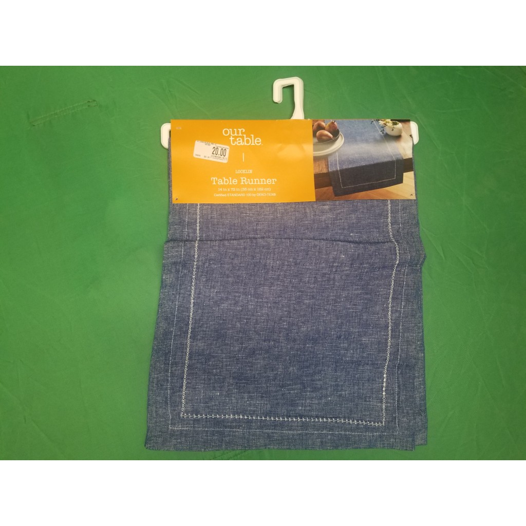 Our Table Locklin Blue Table Runner