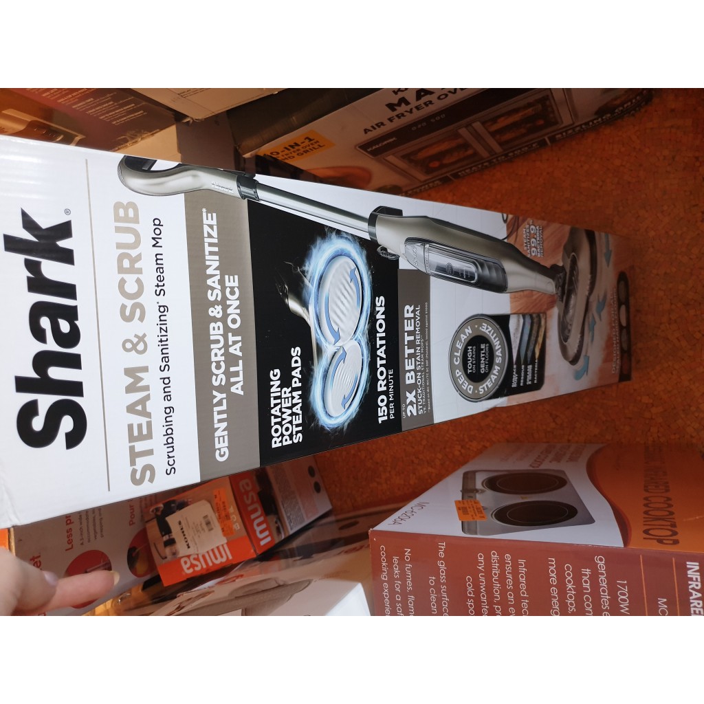 Shark Steam & Scrub All-in-One Scrubbing & Sanitizing Hard Floor Steam ...
